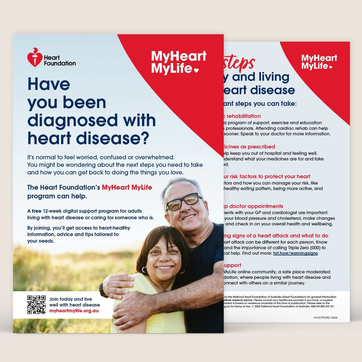 MyHeart MyLife patient flyer | Heart Foundation – National Heart ...