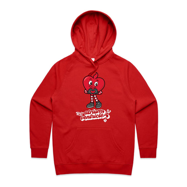 Atrium to my ventricle - women's hoodie – National Heart Foundation of ...