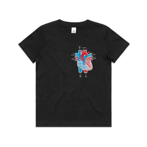 Anatomical heart - kid's t-shirt – National Heart Foundation of Australia